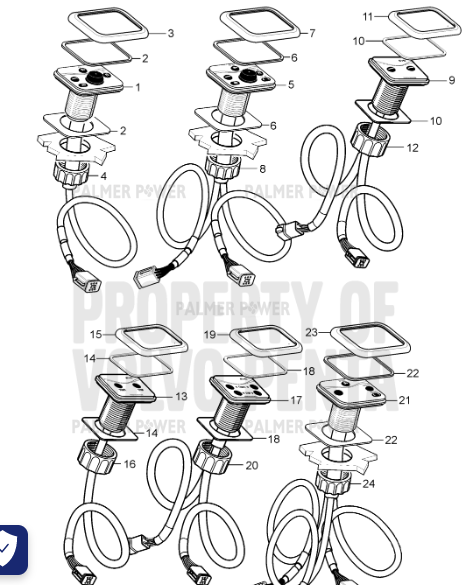 VOLVO PENTA 21144011 Control Panel | PalmerPower