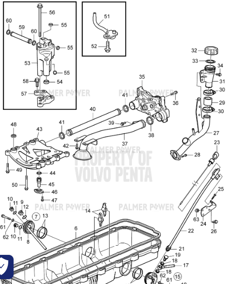 VOLVO PENTA 21277902 Bracket | PalmerPower