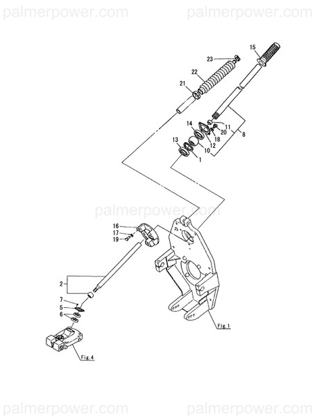 YANMAR 196313-05210 Grip - Palmer Power