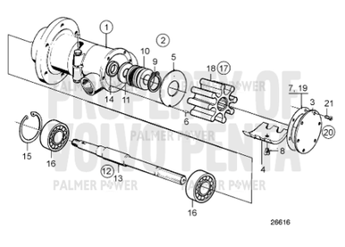 VOLVO PENTA 21951394 Wear Kit | PalmerPower
