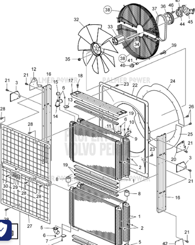 VOLVO PENTA 22085486 Fan Shroud | PalmerPower