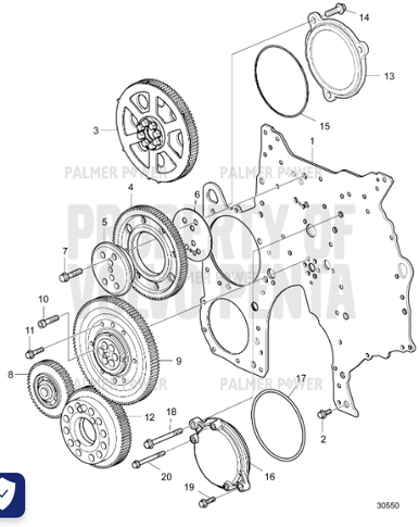 VOLVO PENTA 22572094 Cover | PalmerPower