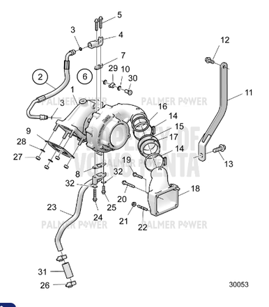 VOLVO PENTA 23124537 Oil Pressure Pipe | PalmerPower