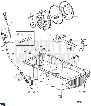 VOLVO PENTA 30750943 Piston Cooling Valve | PalmerPower