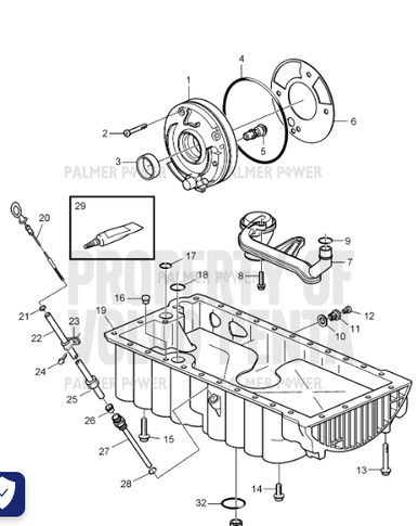 VOLVO PENTA 30774625 Oil Level Sensor | PalmerPower
