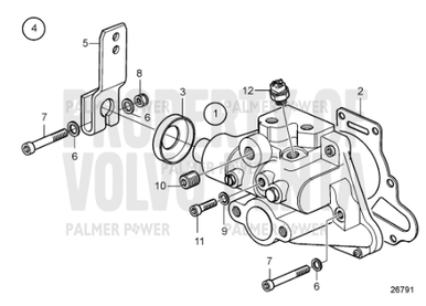 VOLVO PENTA 3582191 Gear Selector Valve | PalmerPower