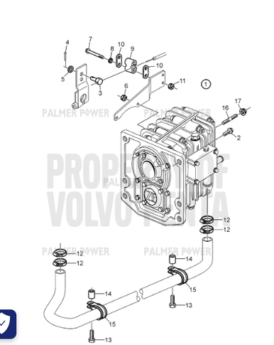 VOLVO PENTA 3582389 Reversing Gear | PalmerPower