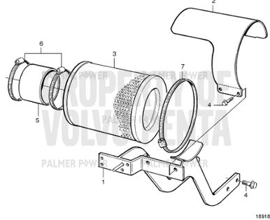 VOLVO PENTA 3838952 Air Filter | PalmerPower
