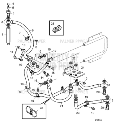 VOLVO PENTA 3848722 Spacer | PalmerPower