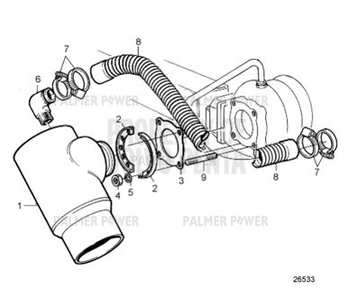 VOLVO PENTA 424630 Gasket | PalmerPower
