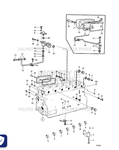 VOLVO PENTA 468539 Oil Jet | PalmerPower