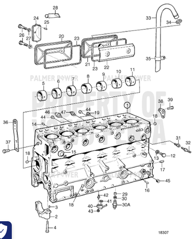 VOLVO PENTA 471857 Breather Pipe | PalmerPower
