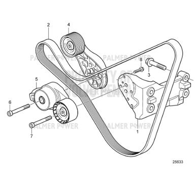 VOLVO PENTA 60111178 Hex. Socket Screw | PalmerPower