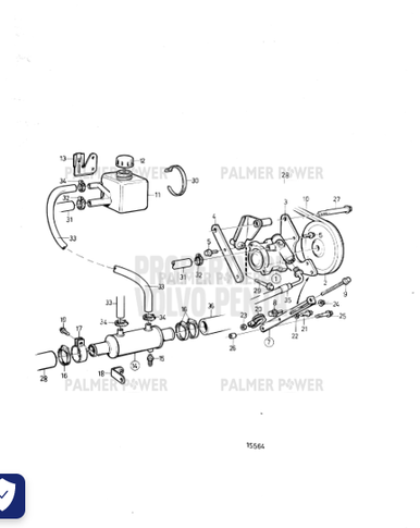 VOLVO PENTA 6819752 Reservoir | PalmerPower