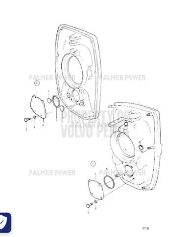 VOLVO PENTA 814473 Closure | PalmerPower