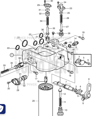 VOLVO PENTA 8192187 Sealing Ring | PalmerPower