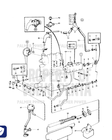 VOLVO PENTA 840522 Connection Pipe | PalmerPower