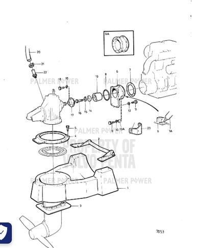 VOLVO PENTA 852661 Spacer Sleeve | PalmerPower