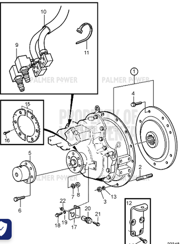 VOLVO PENTA 863994 Clutch Flange | PalmerPower