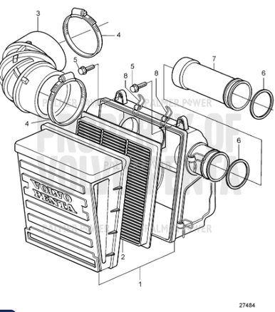 VOLVO PENTA 864722 Sealing Ring | PalmerPower
