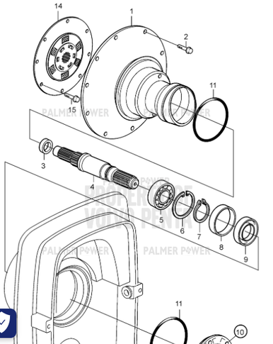 VOLVO PENTA 872761 Bushing | PalmerPower
