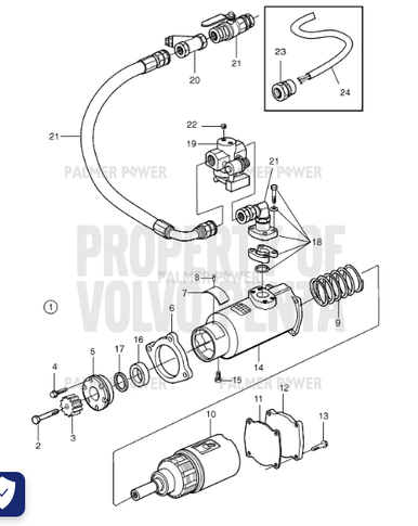 VOLVO PENTA 877353 Valve Kit | Regulator | PalmerPower
