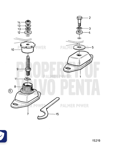 VOLVO PENTA 885017 Hook Spanner | PalmerPower