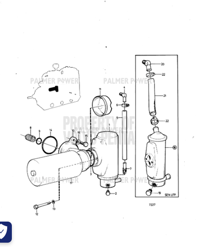 VOLVO PENTA 943369 Rubber Hose | PalmerPower