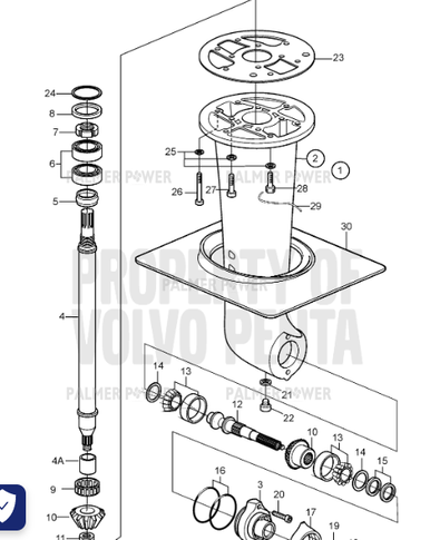 VOLVO PENTA 948298 Shim | PalmerPower