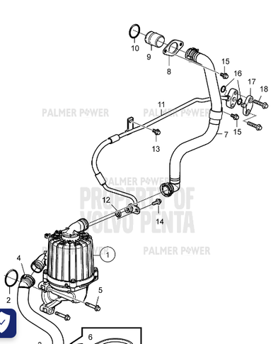 VOLVO PENTA 968007 O-Ring | PalmerPower