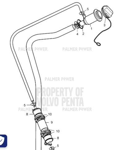 VOLVO PENTA 992081 Hose Clamp | PalmerPower