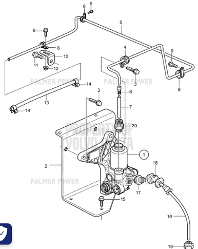 VOLVO PENTA 992248 Elbow Nipple | PalmerPower