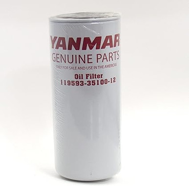 YANMAR 119593-35100-12 Oil Filter (12 Pcak) | PalmerPower