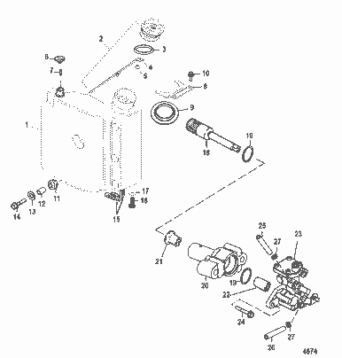 MERCURY 828475A1 Cap Assy-Oil Tank | PalmerPower