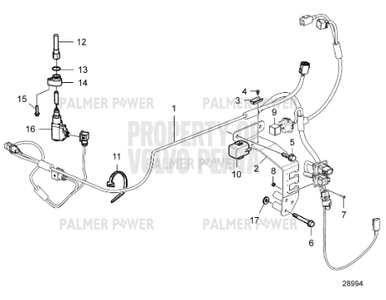 VOLVO PENTA 994923 Six Point Socket Screw | PalmerPower