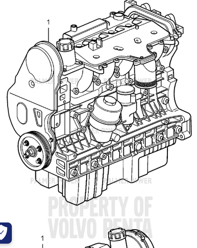 VOLVO PENTA 3801175 Longblock | PalmerPower