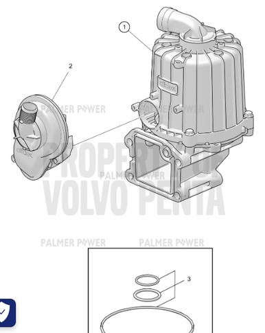 VOLVO PENTA 22767078 Separator | PalmerPower