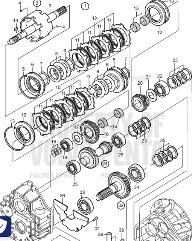 VOLVO PENTA 22775477 Reversing Gear Kit | PalmerPower
