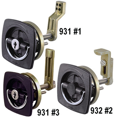PERKO 0932DP1BLK Hatch Flush Latch Sets | PalmerPower