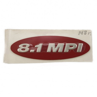 CRUSADER R143133 Decal, "8.1 Mpi" Oval (Red) | PalmerPower
