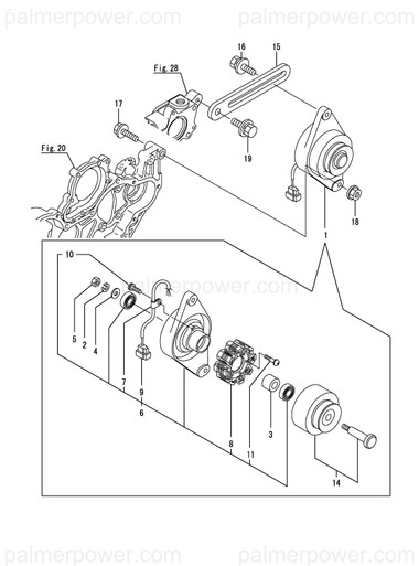 YANMAR 129150-77203 Dynamo Assy | PalmerPower
