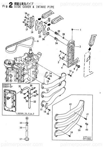 YANMAR 120380-01430 Belt, Timing R | PalmerPower