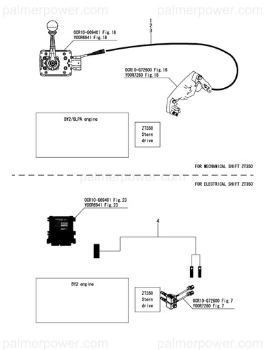 YANMAR 119781-34100 Cable, Control 23Ft | PalmerPower