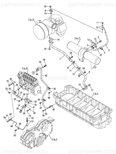 YANMAR 119578-39530 Pipe Assy, Overflow | PalmerPower