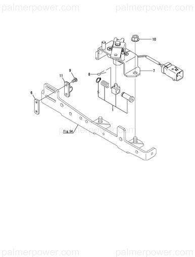 YANMAR 129677-91851 Sensor Assy, Accel. | PalmerPower