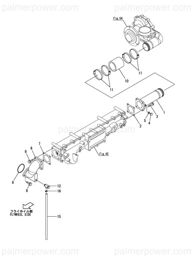YANMAR 148620-49360 Gasket | PalmerPower