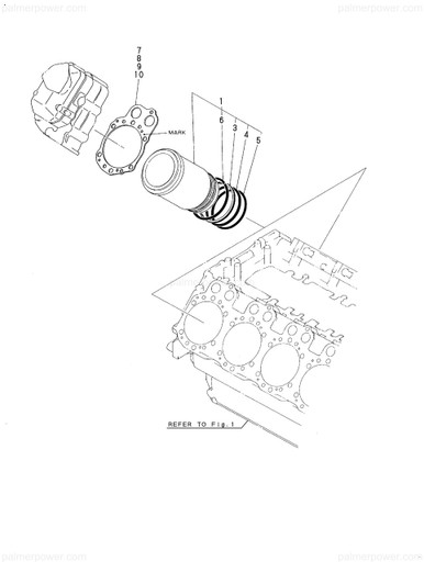 YANMAR 148616-01310 Packing, Liner | PalmerPower
