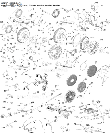 KOHLER 24 025 100-S Flywheel, assembly | PalmerPower