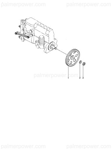 YANMAR 121952-25900 Gear, Pump - Palmer Power