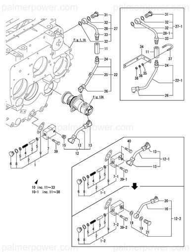 YANMAR 176061-04361 Strainer - Palmer Power